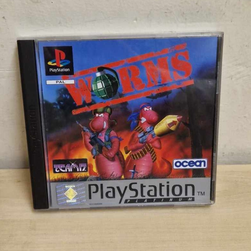 Pre-owned sony ps1 game Worms - sony ps1 game - Own4Less